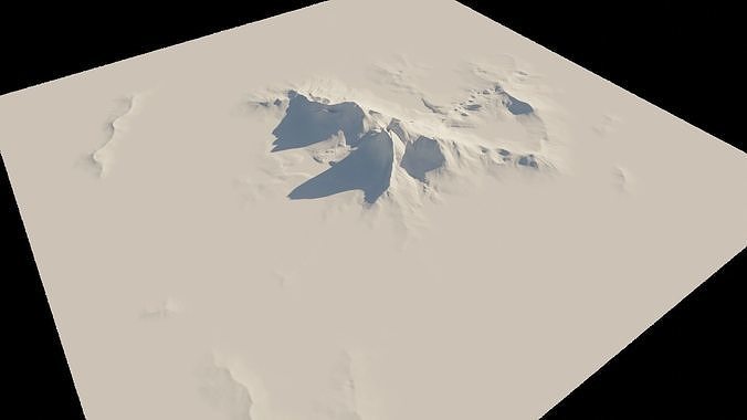 3D model Island Height Maps VR / AR / low-poly | CGTrader