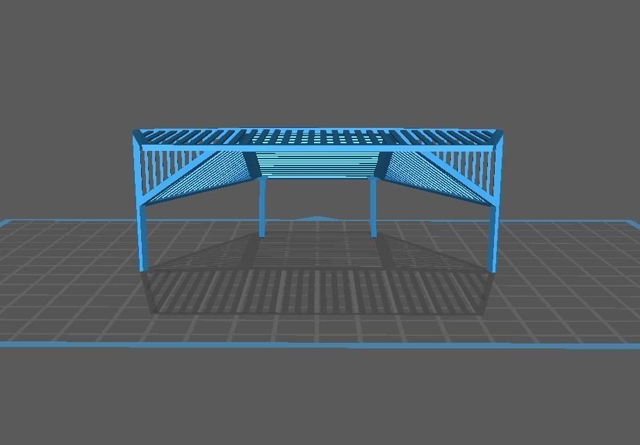 Slat Armor Cope Cage RPG cage for Turret 3D model 3D printable | CGTrader