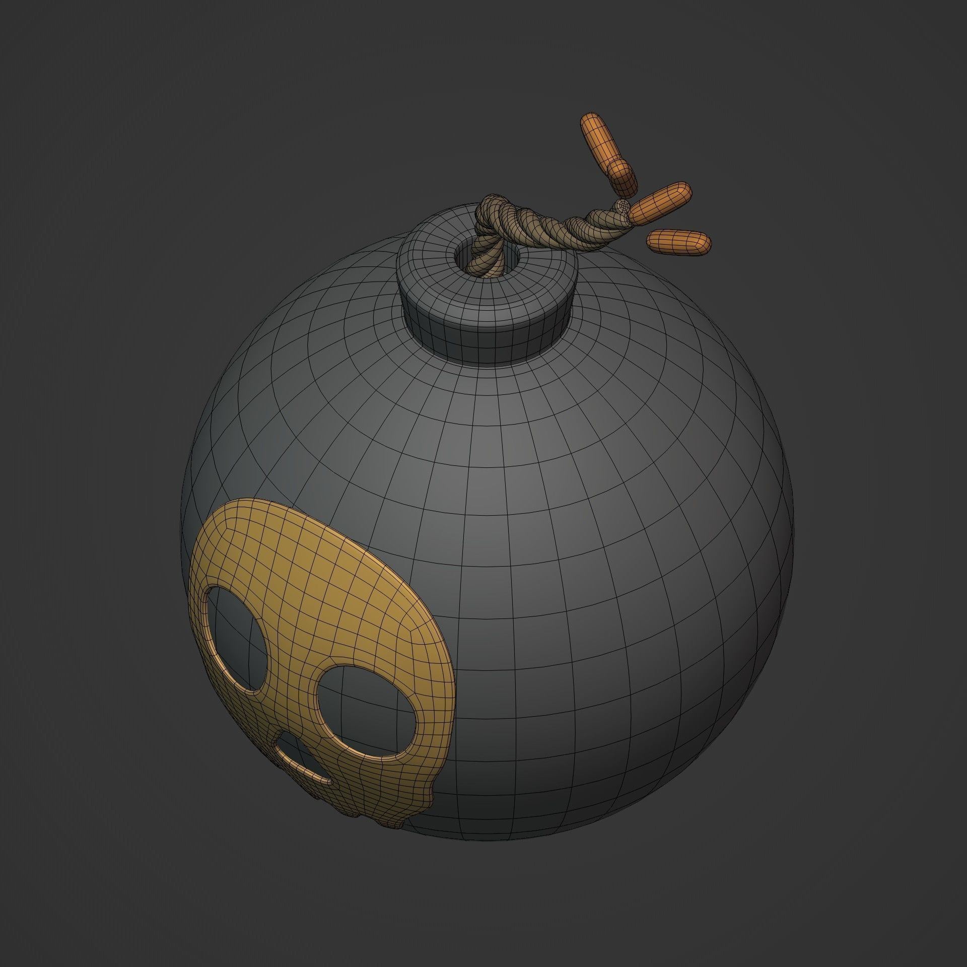 3D model Cartoon Bomb VR / AR / low-poly | CGTrader