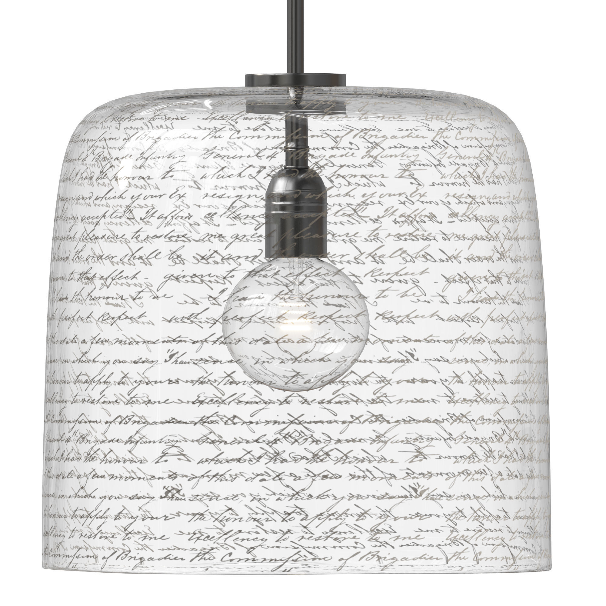 Alison Berger Word Pendant 3D model | CGTrader