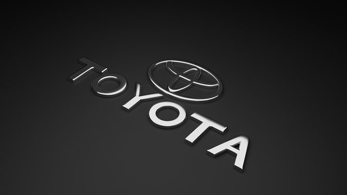 toyota emblem 3D model | CGTrader