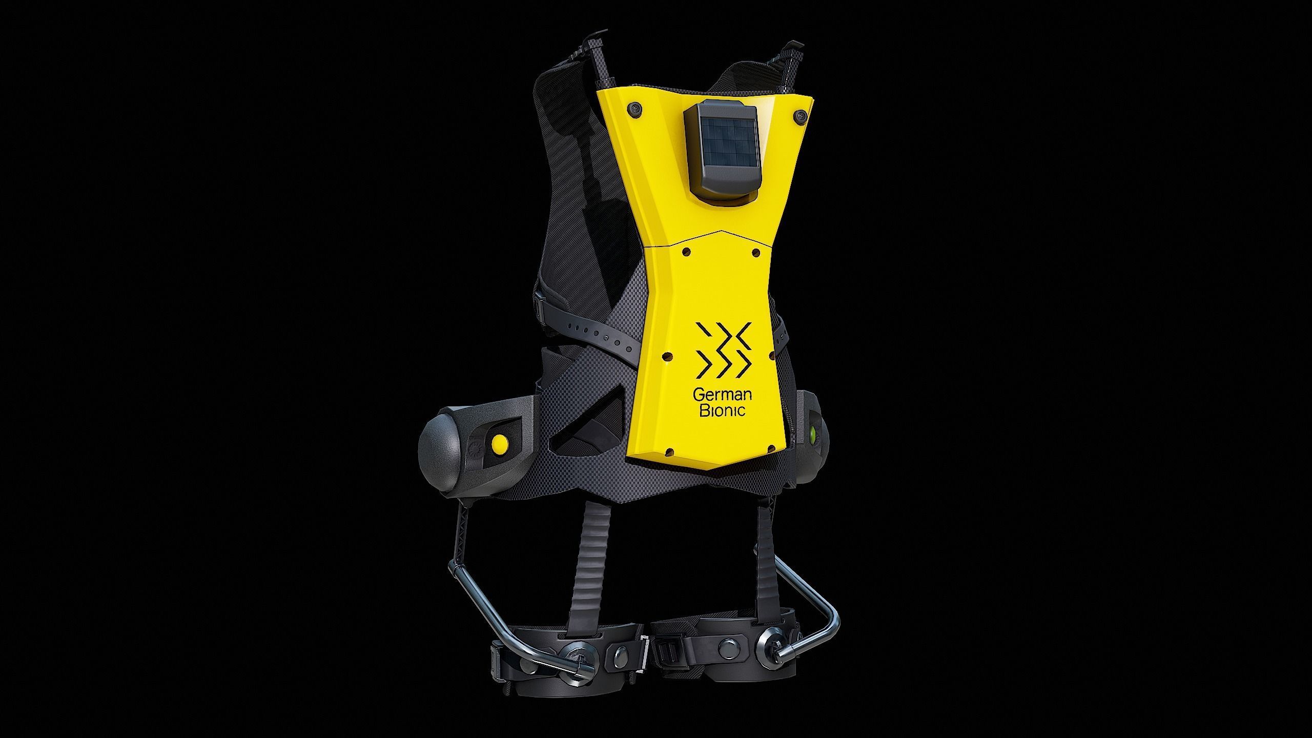 3D model Exoskeleton German Bionic Cray-X Yellow 2023 - PBR VR / AR ...