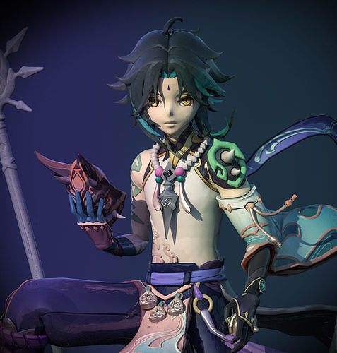XIAO GENSHIN IMPACT 3D model 3D printable | CGTrader