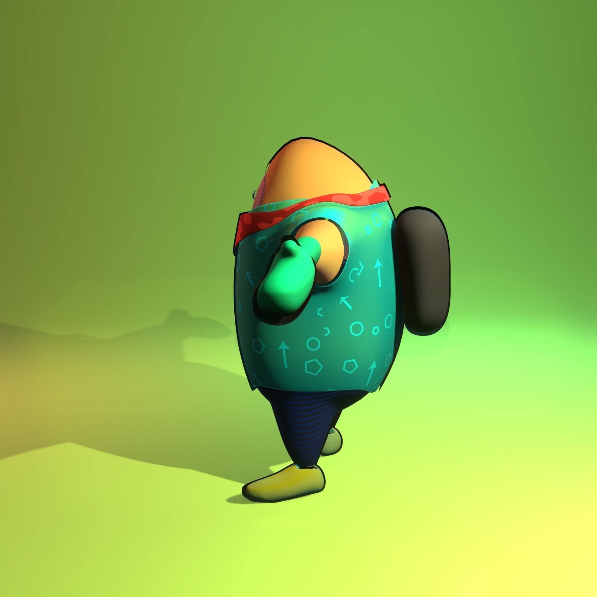 3D model Toon Style 3D Character VR / AR / low-poly | CGTrader