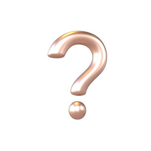 3D model Question Mark Symbol V1 009 VR / AR / low-poly | CGTrader