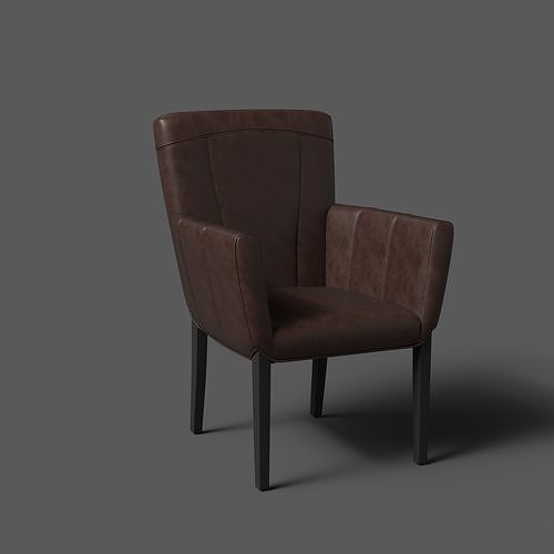 Leather Arm Chair 3D model | CGTrader