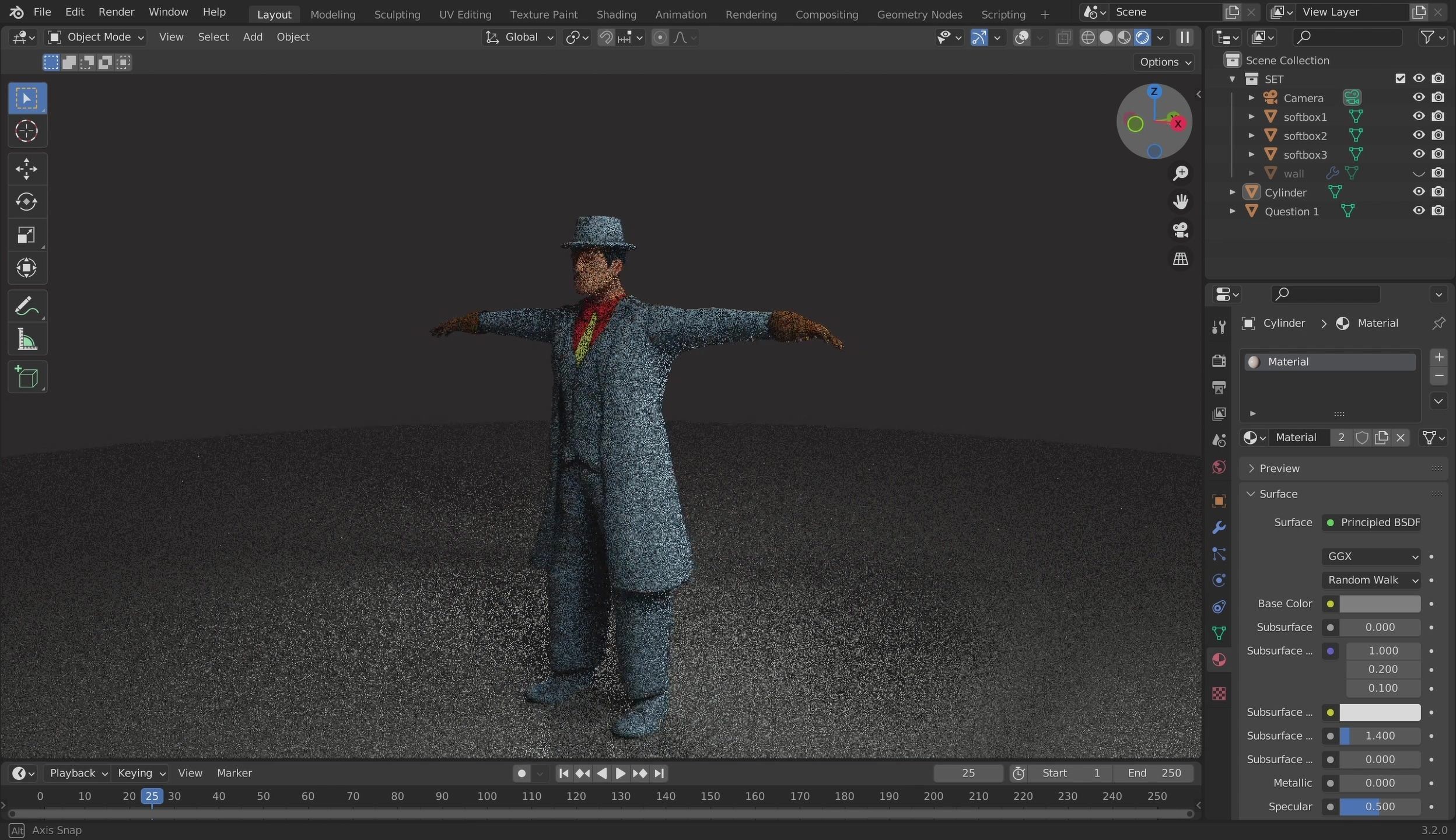 3D model The Question superhero 2 versions VR / AR / low-poly | CGTrader