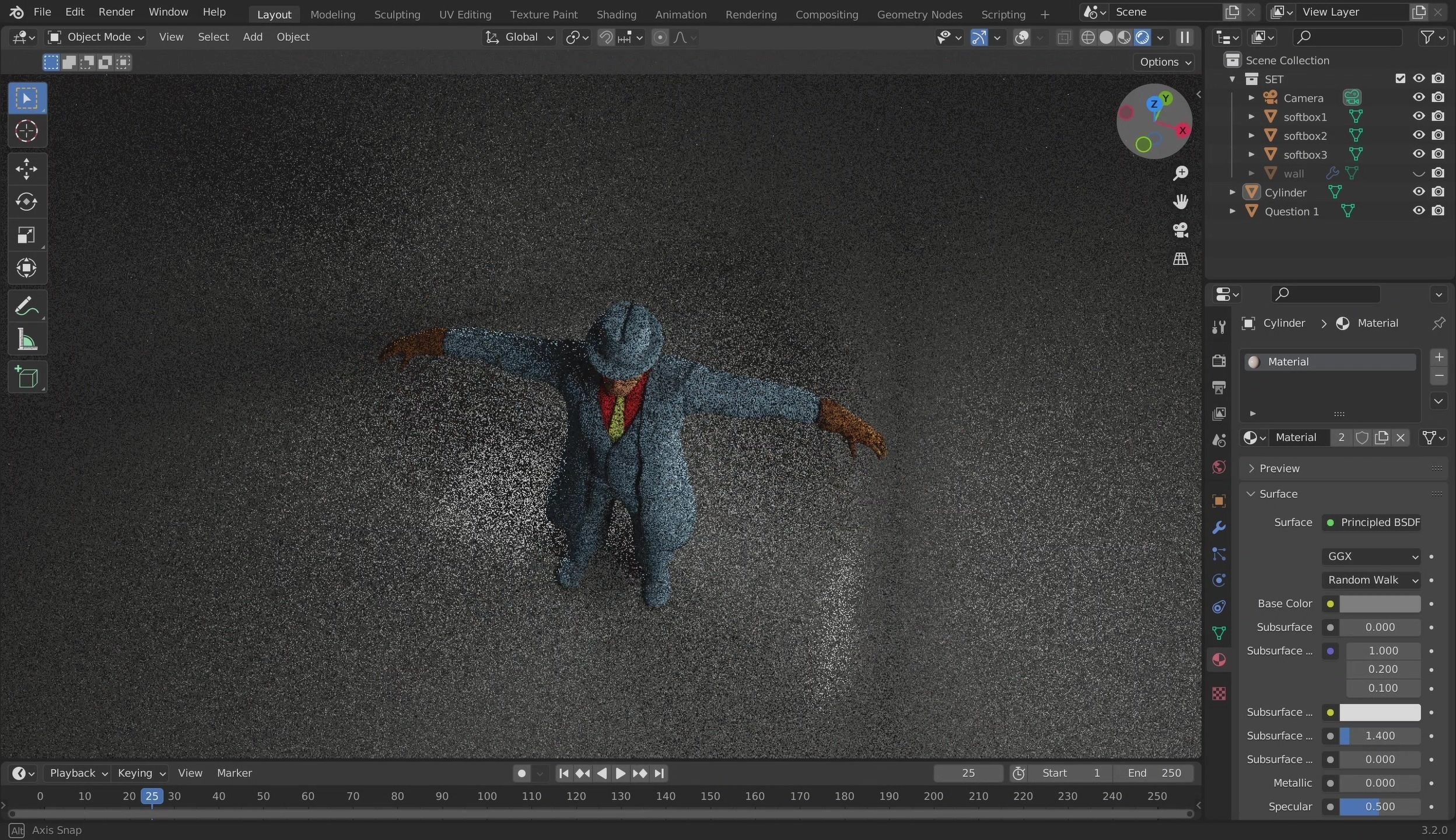 3D model The Question superhero 2 versions VR / AR / low-poly | CGTrader