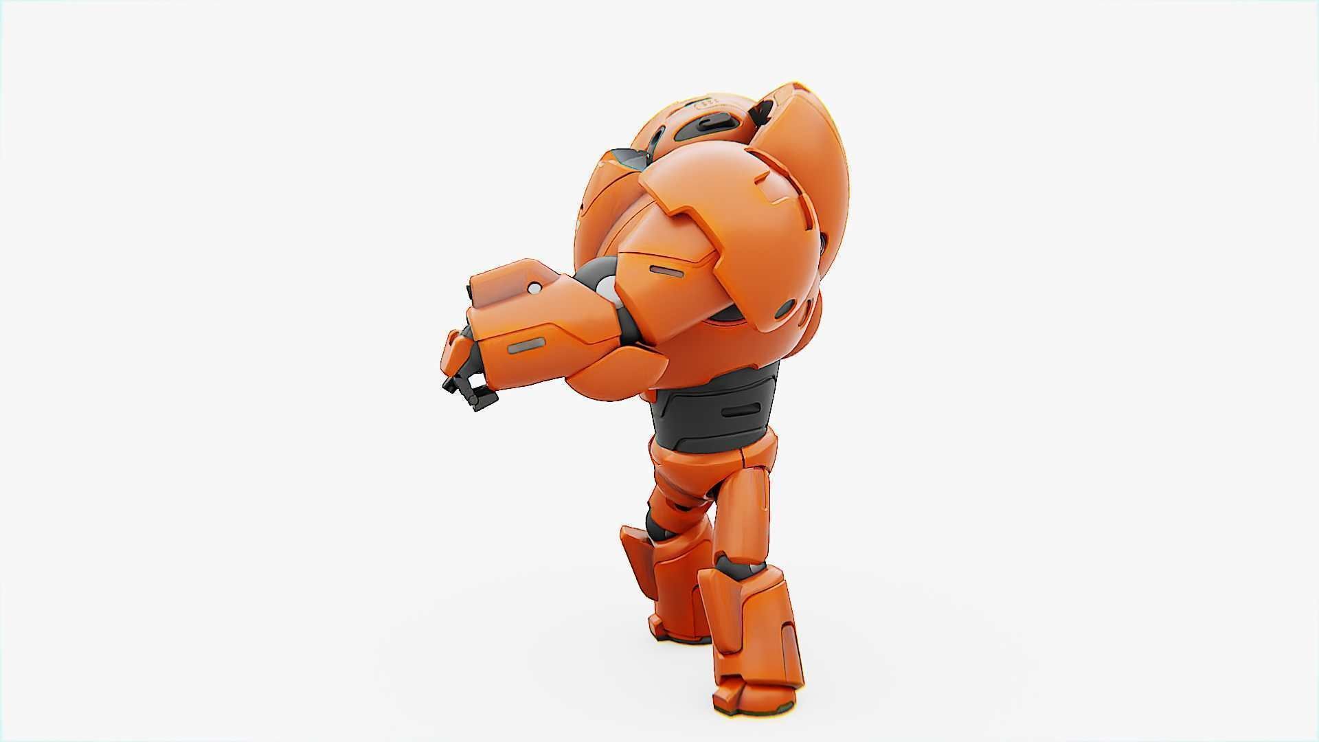 COMBAT DROID M-3000 RIGGED 3D model rigged | CGTrader