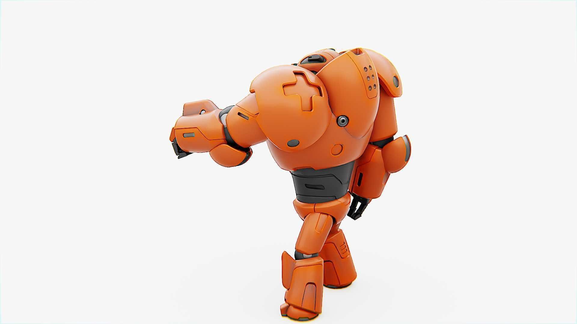 COMBAT DROID M-3000 RIGGED 3D model rigged | CGTrader