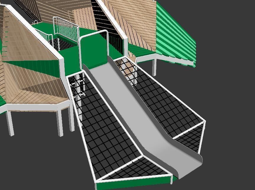 Peace Dove playground 3D model | CGTrader