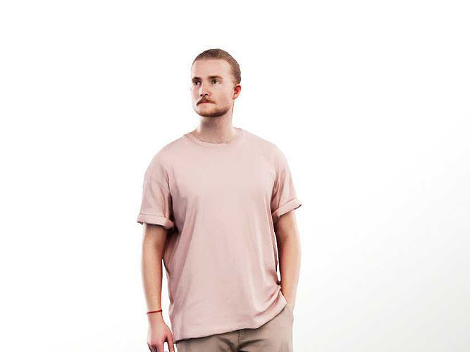 3D model Jorge 12798 - Casual Standing Young Man VR / AR / low-poly ...