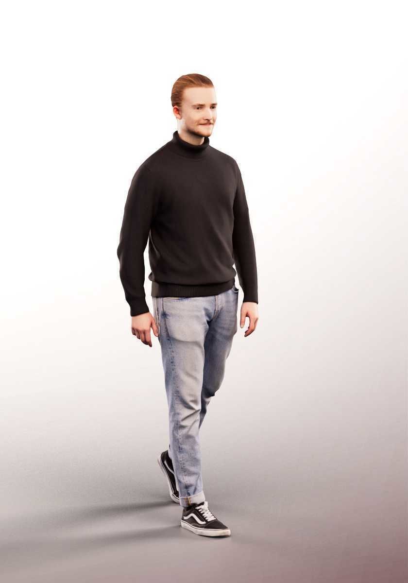 3D model Jorge 12797 - Walking Young Man VR / AR / low-poly | CGTrader