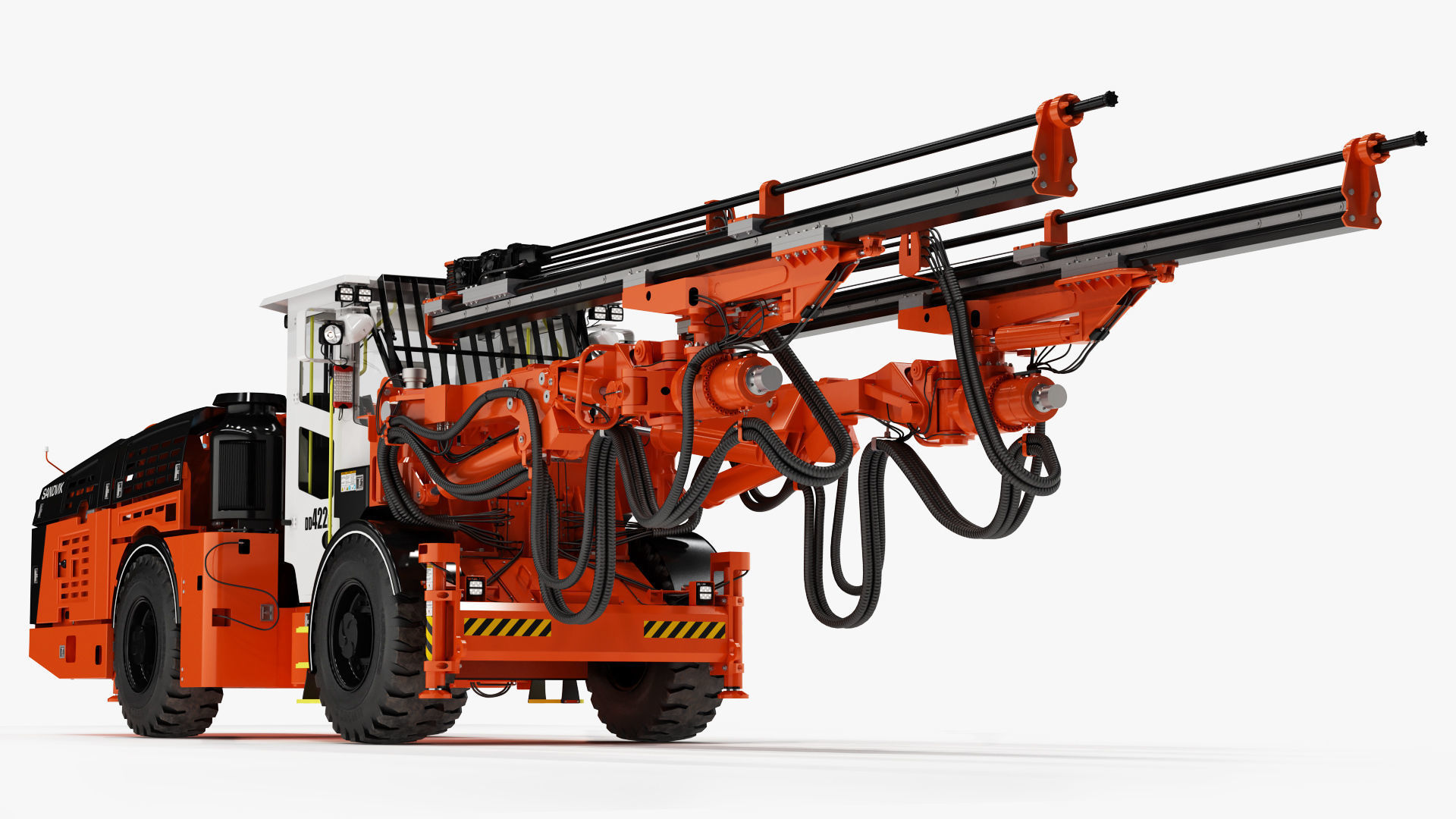 Underground Mining Drill Rigs DD422iE 3D model | CGTrader