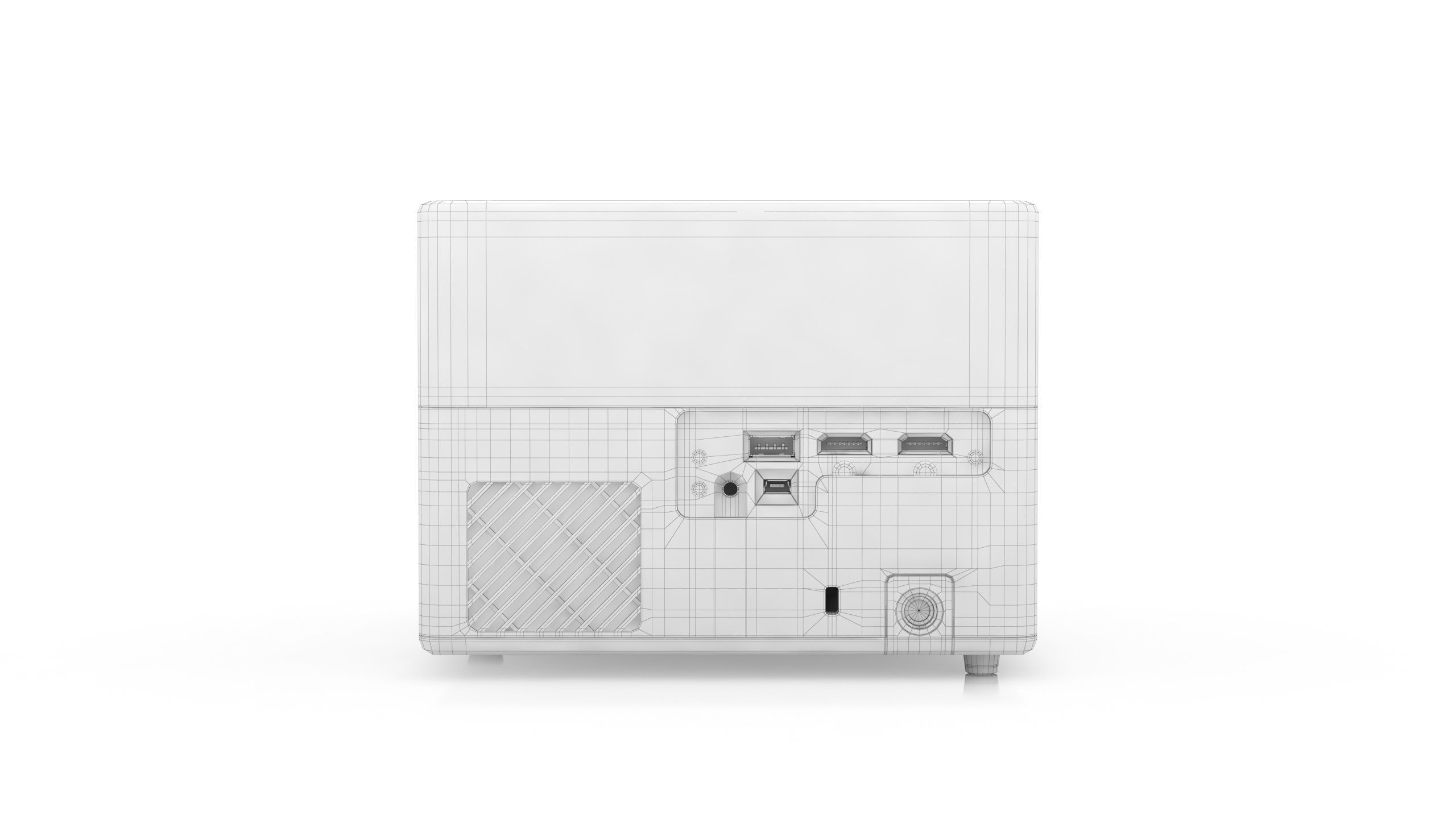 Epson EpiqVision Mini EF12 Smart Portable Laser Projector 3D model ...