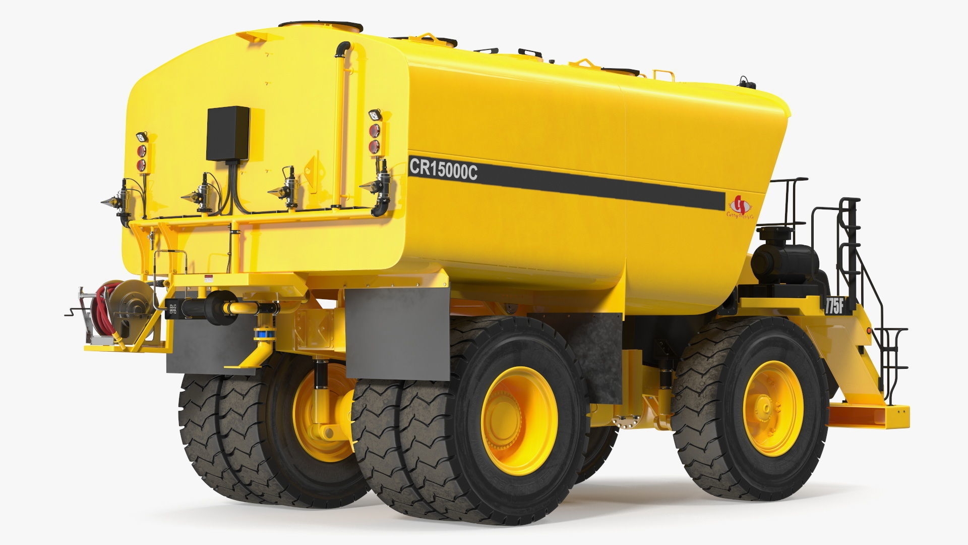 CAT 775 Water Truck 3D model | CGTrader