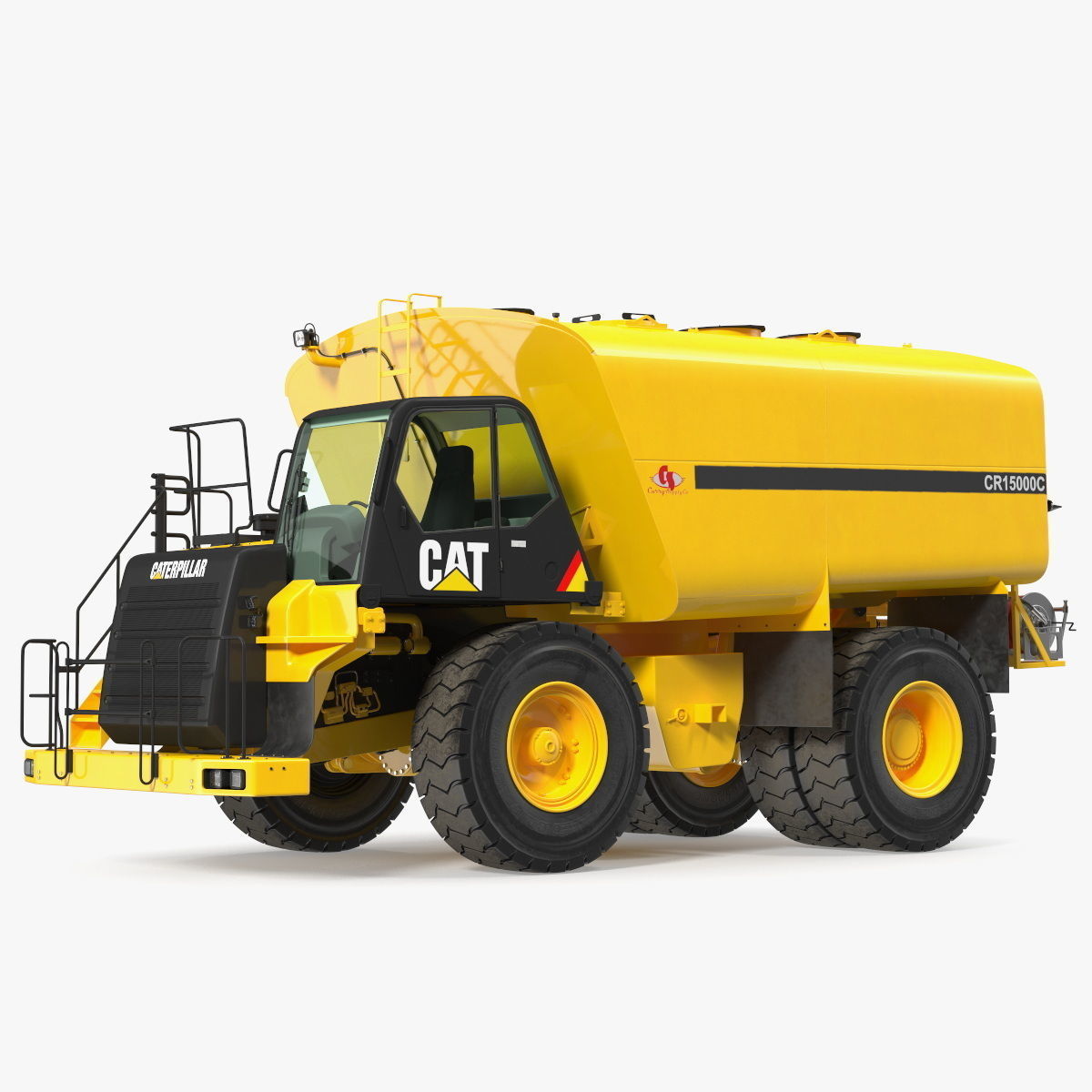 CAT 775 Water Truck 3D model | CGTrader