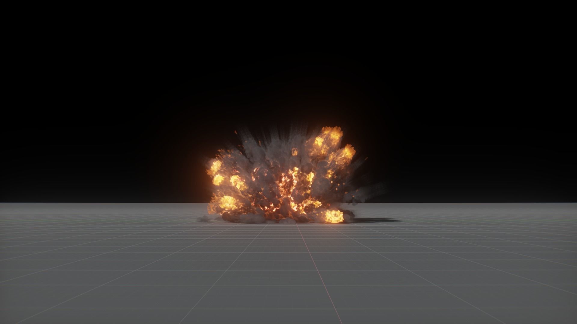 Artillery Grenade Explosion Animation 3D 3D model animated | CGTrader
