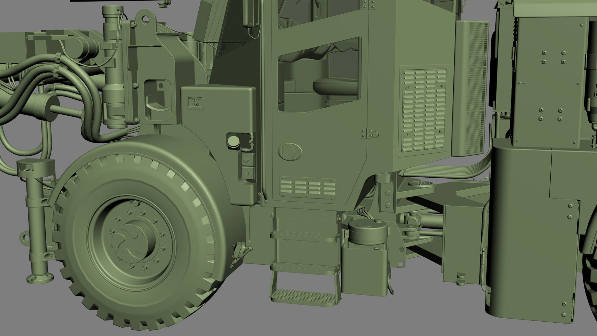 Underground Mining Drill Rigs DD422iE Rigged 3D model rigged | CGTrader