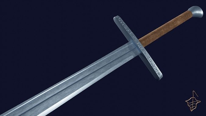 3D model Grossmesser sword VR / AR / low-poly | CGTrader