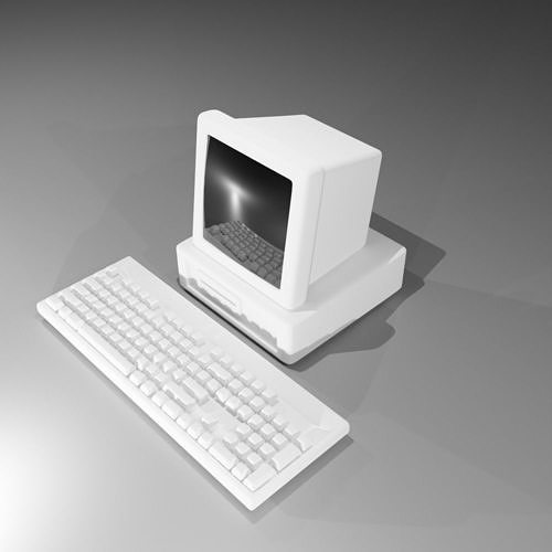 old computer free 3D model | CGTrader