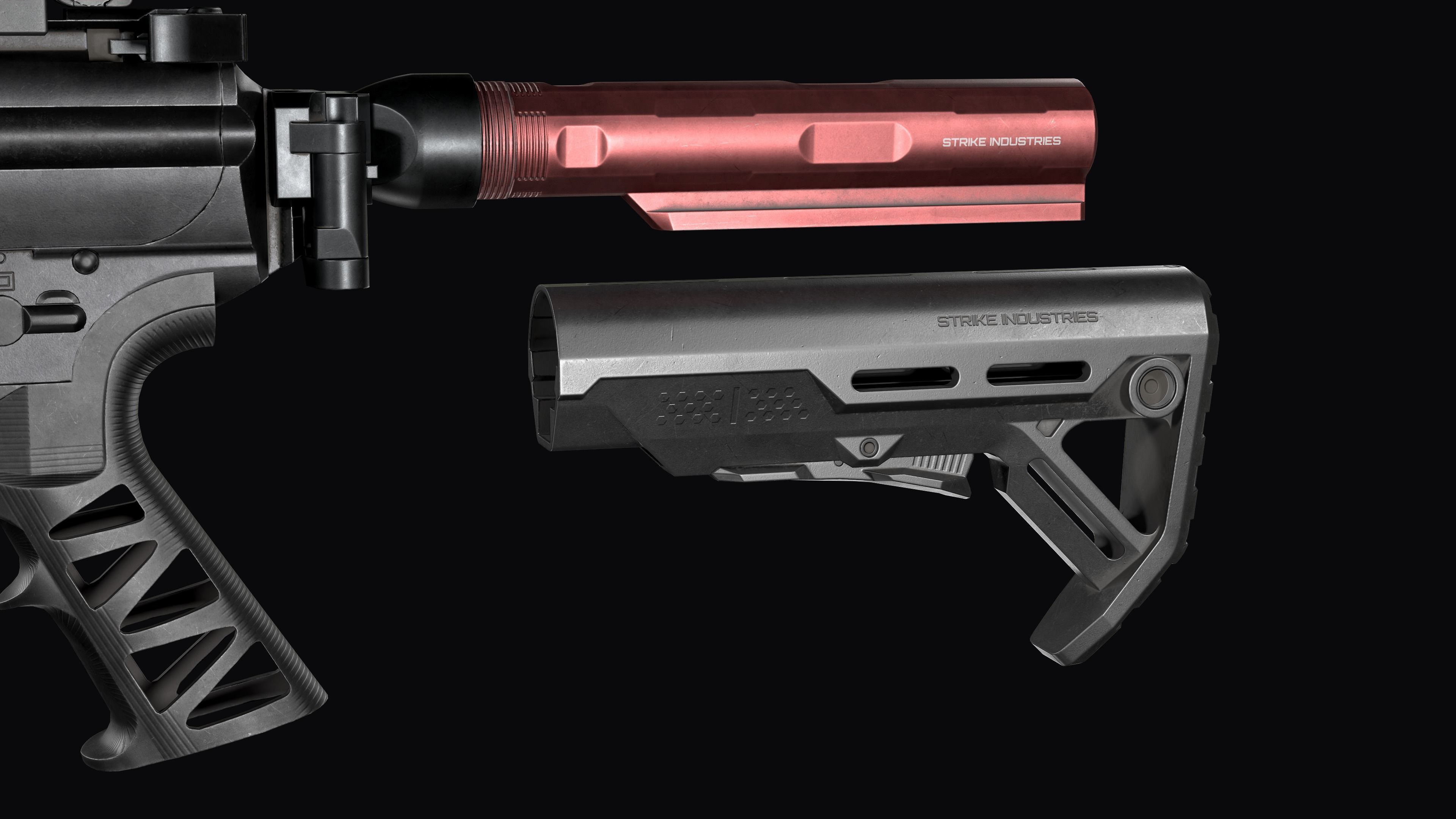 3D model Modular custom SMG Sig Sauer MPX VR / AR / low-poly | CGTrader