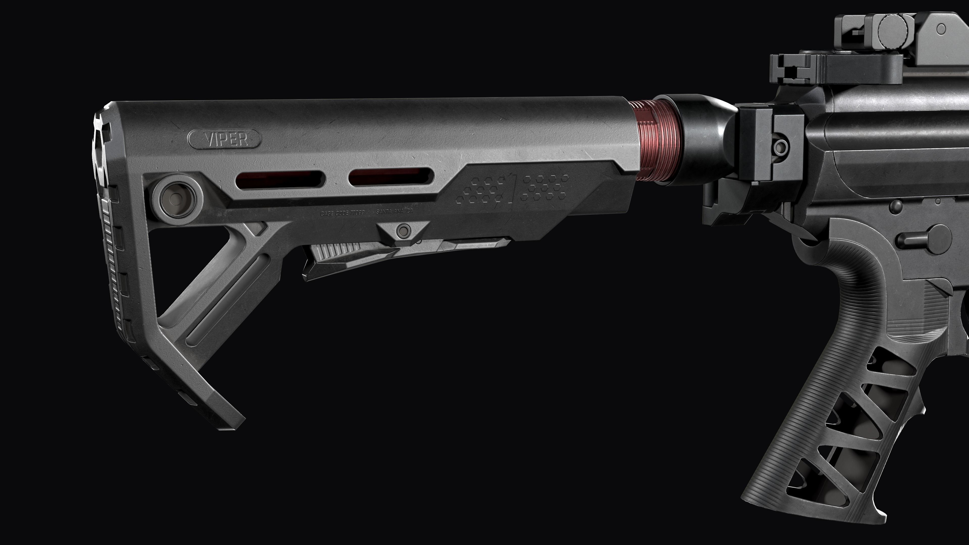 3D model Modular custom SMG Sig Sauer MPX VR / AR / low-poly | CGTrader