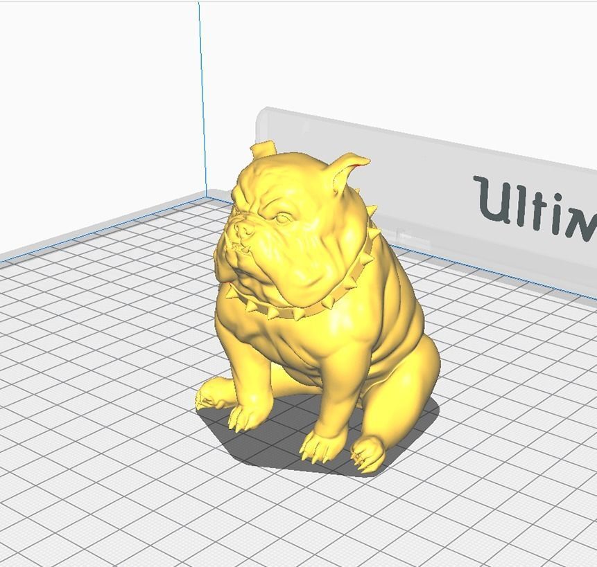Bulldog 3D model 3D printable | CGTrader