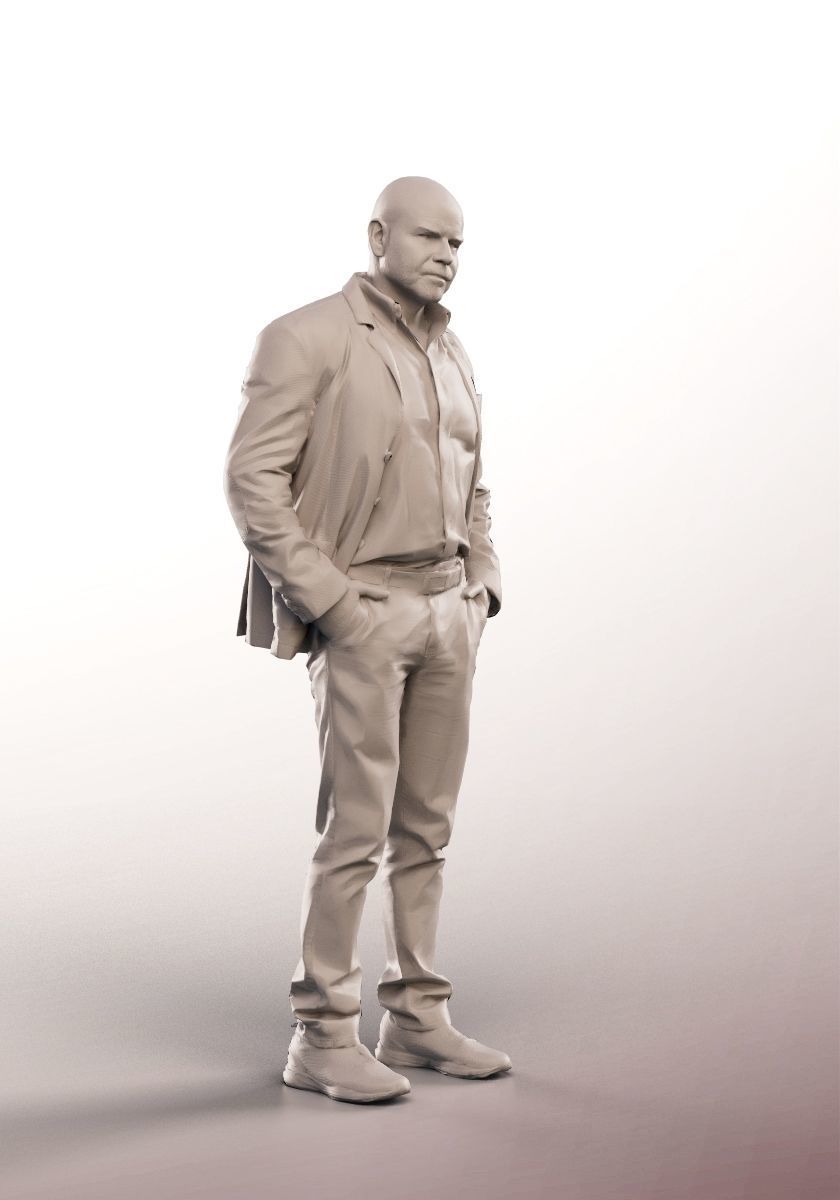 3D model Dirk 13258 - Standing Elegant Man VR / AR / low-poly | CGTrader