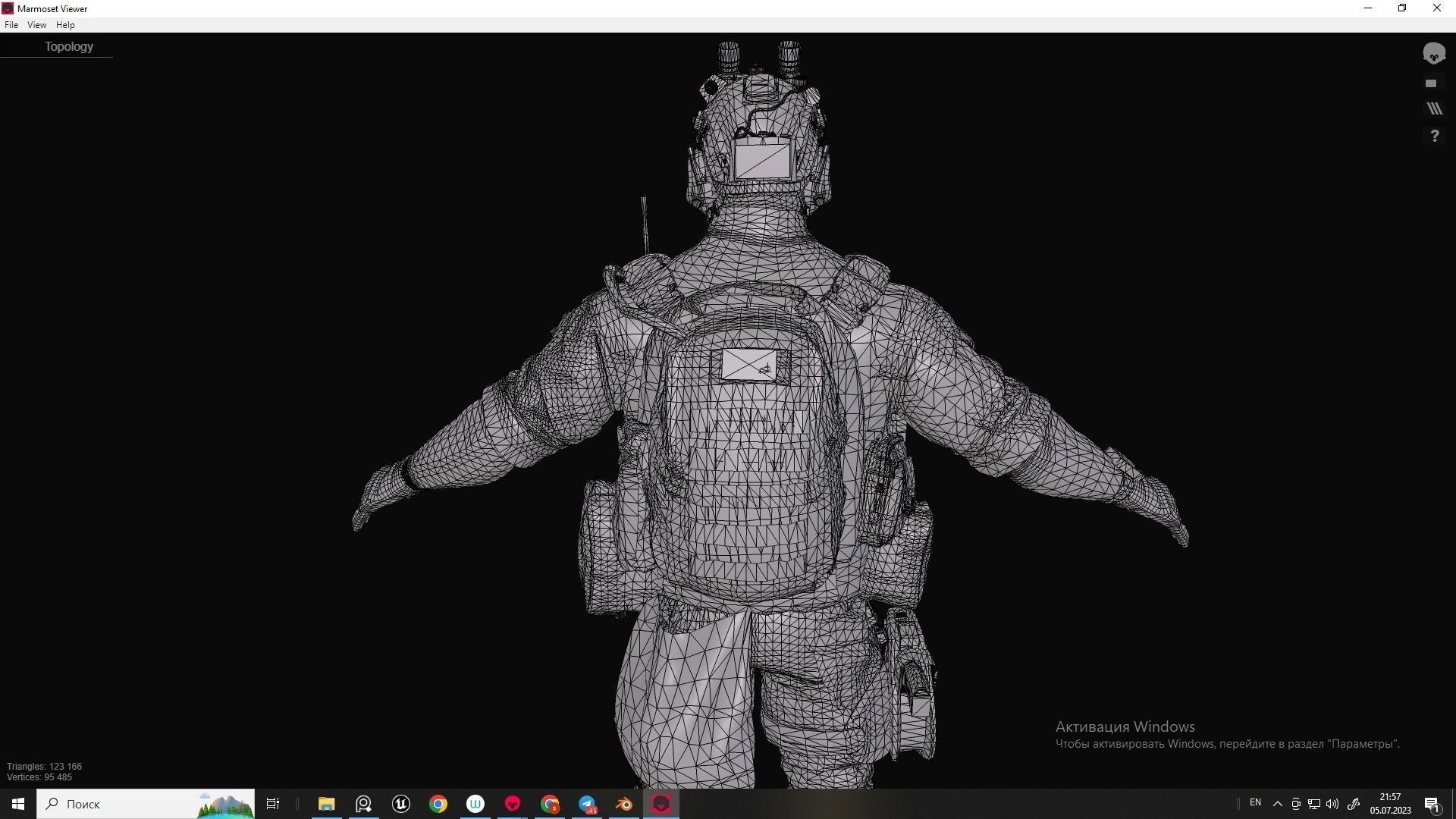 3D model MODULAR SOLDIER PACK VR / AR / low-poly | CGTrader