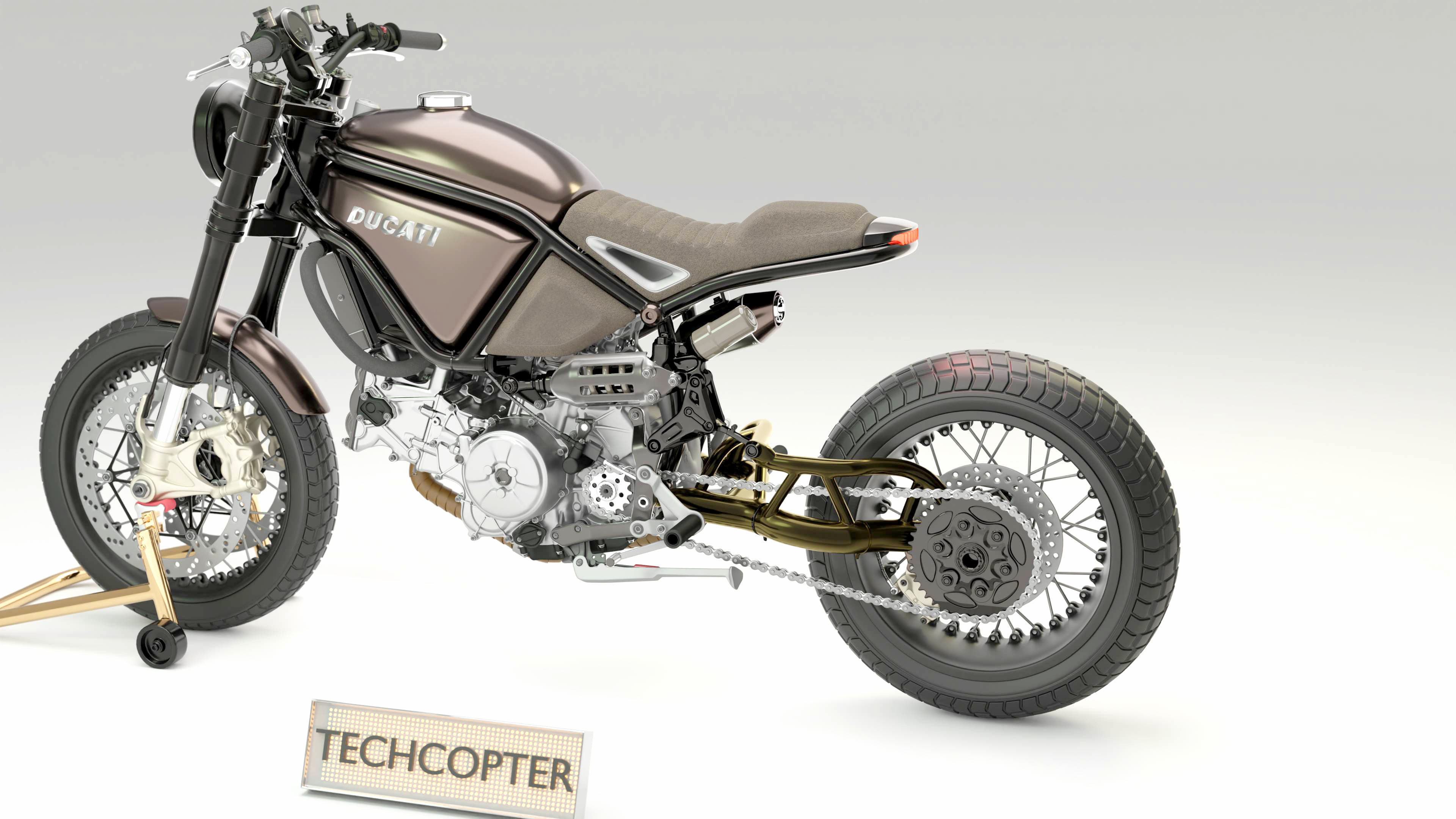 Custom Master Motorcycle 3D model | CGTrader