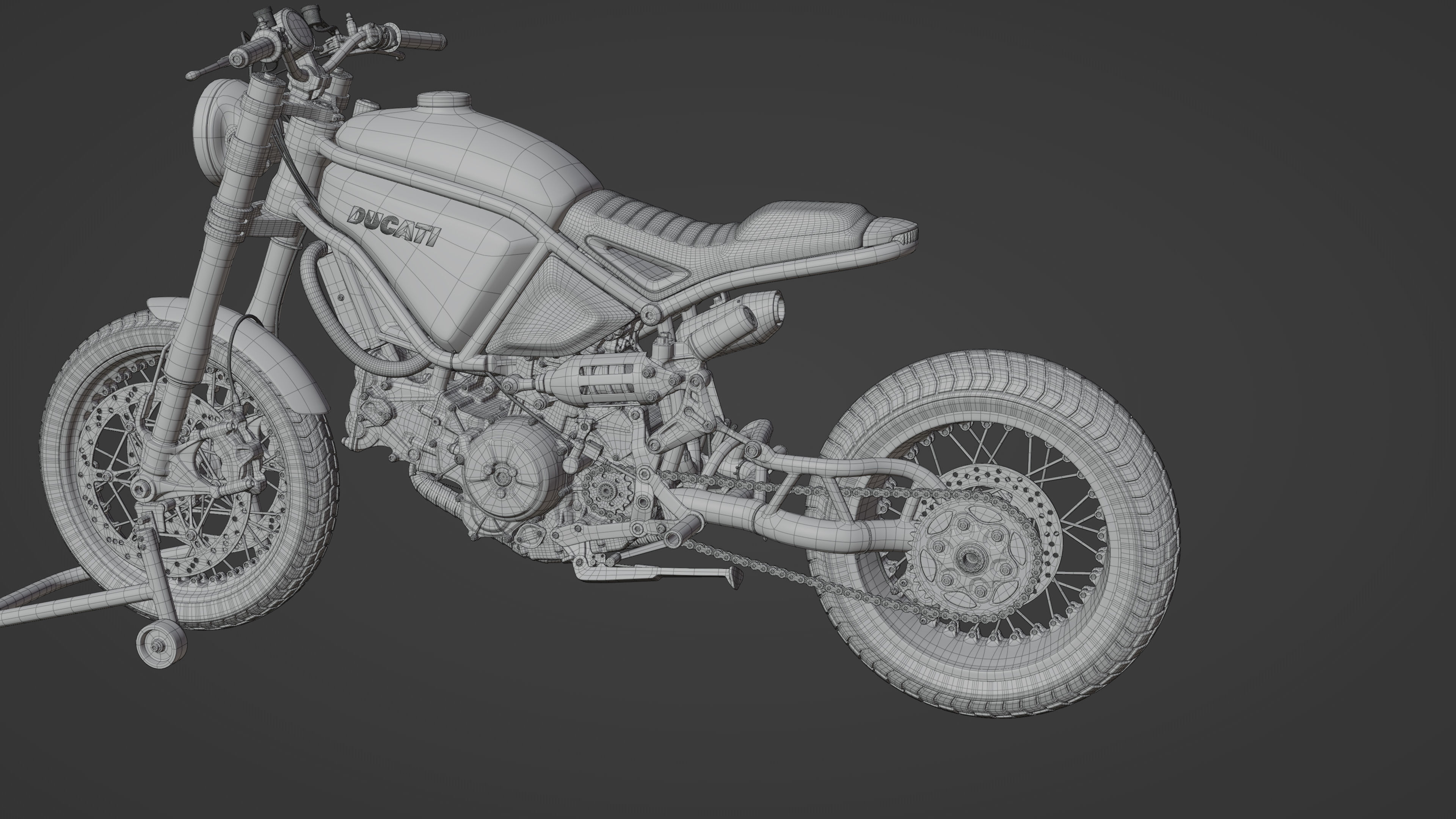 Custom Master Motorcycle 3D model | CGTrader