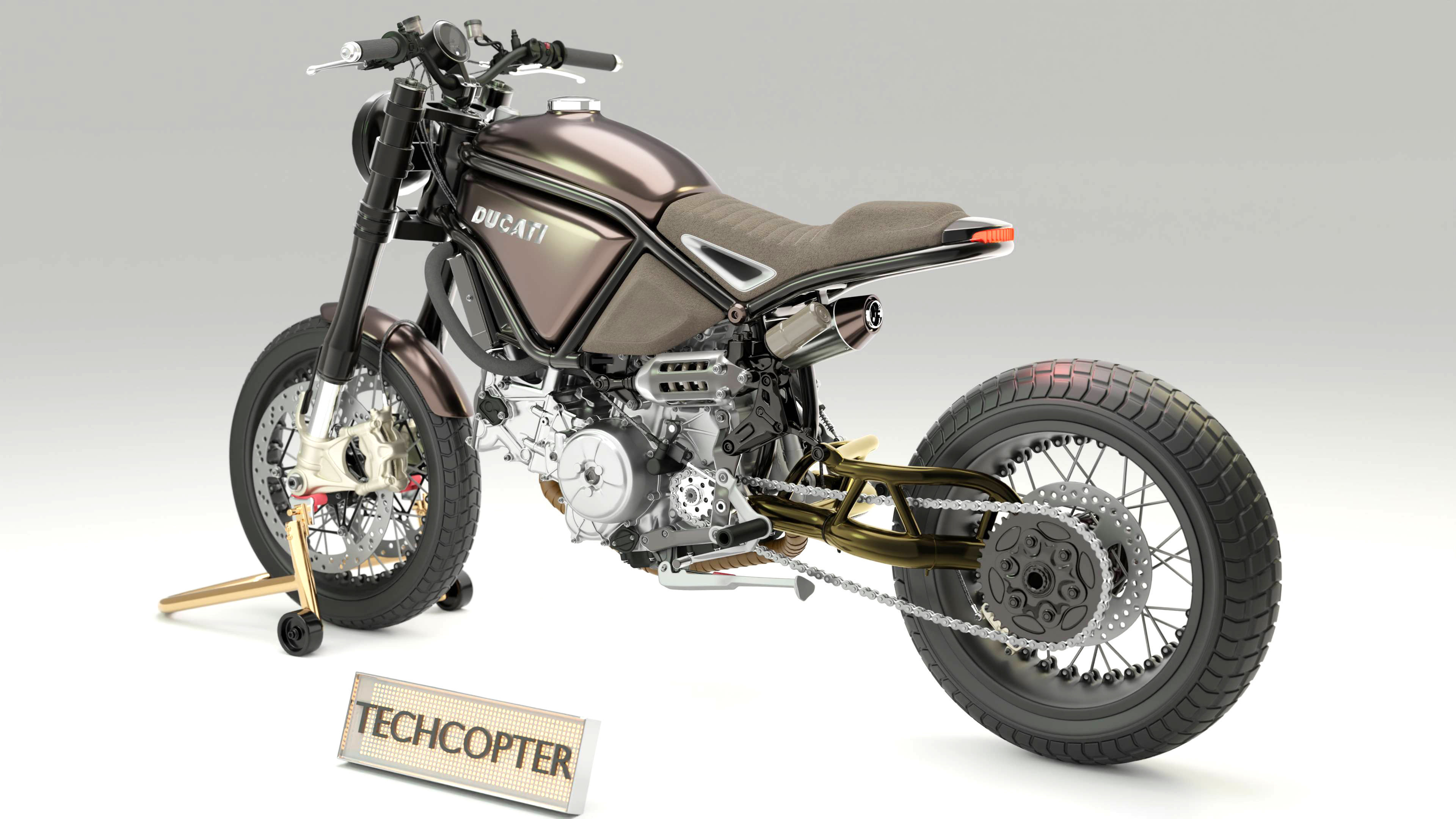 Custom Master Motorcycle 3D model | CGTrader