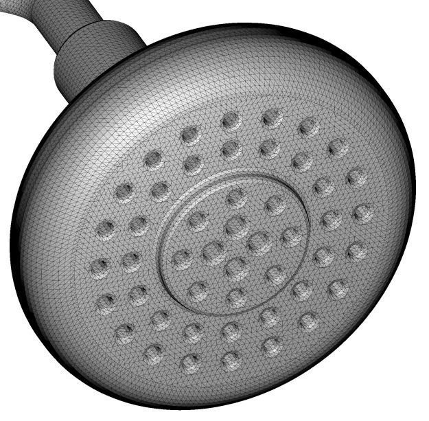 Plastic Luxury Shower Head 3D model | CGTrader