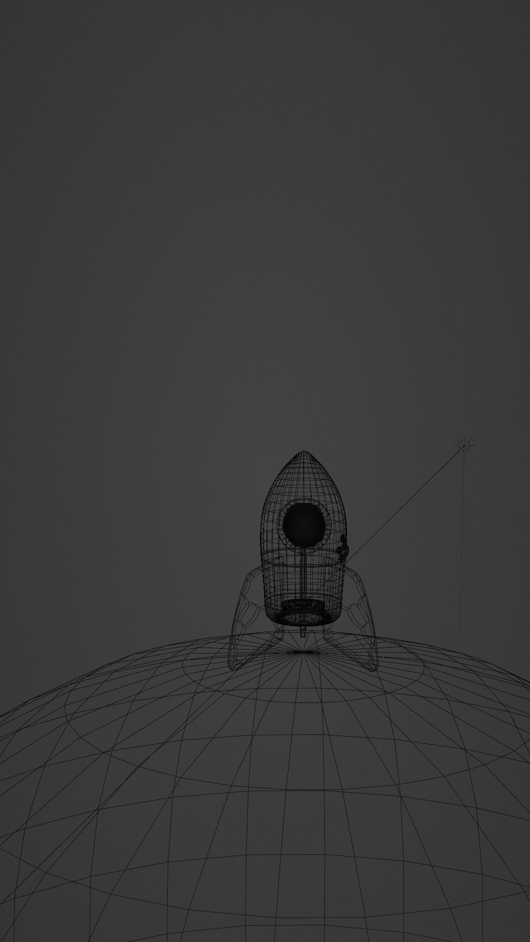 little Spaceship free 3D model animated | CGTrader