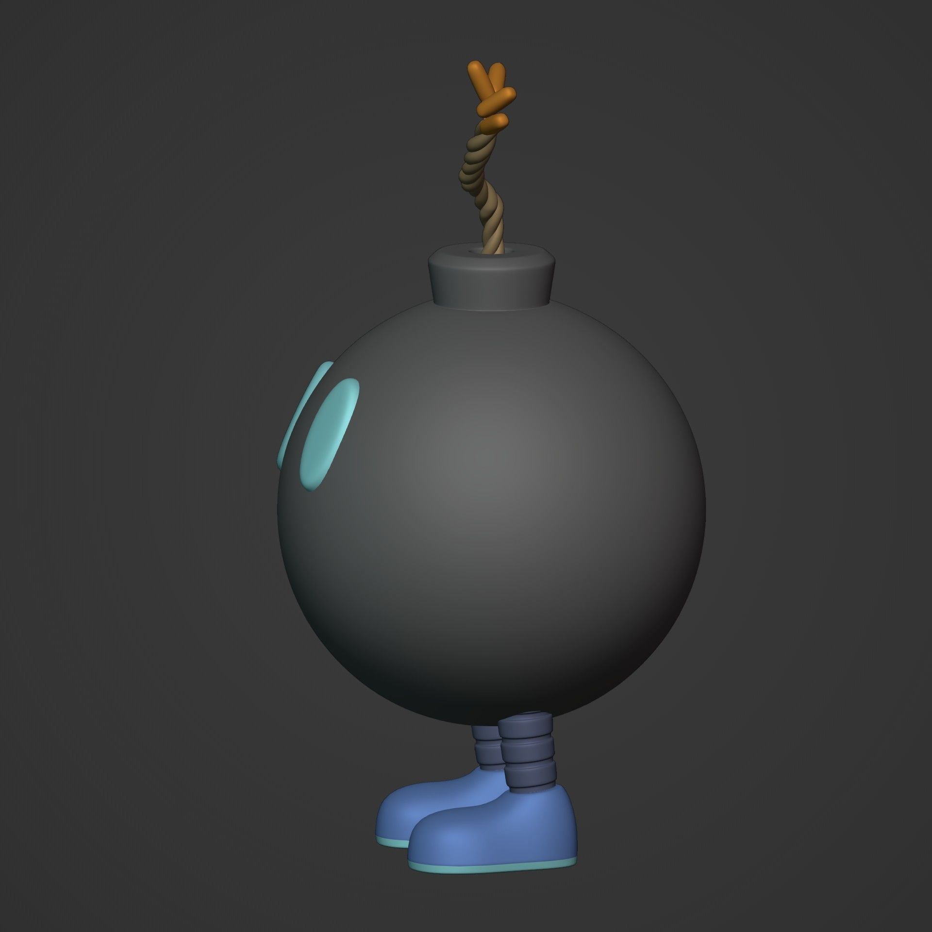 3D model Cartoon Bomb VR / AR / low-poly | CGTrader