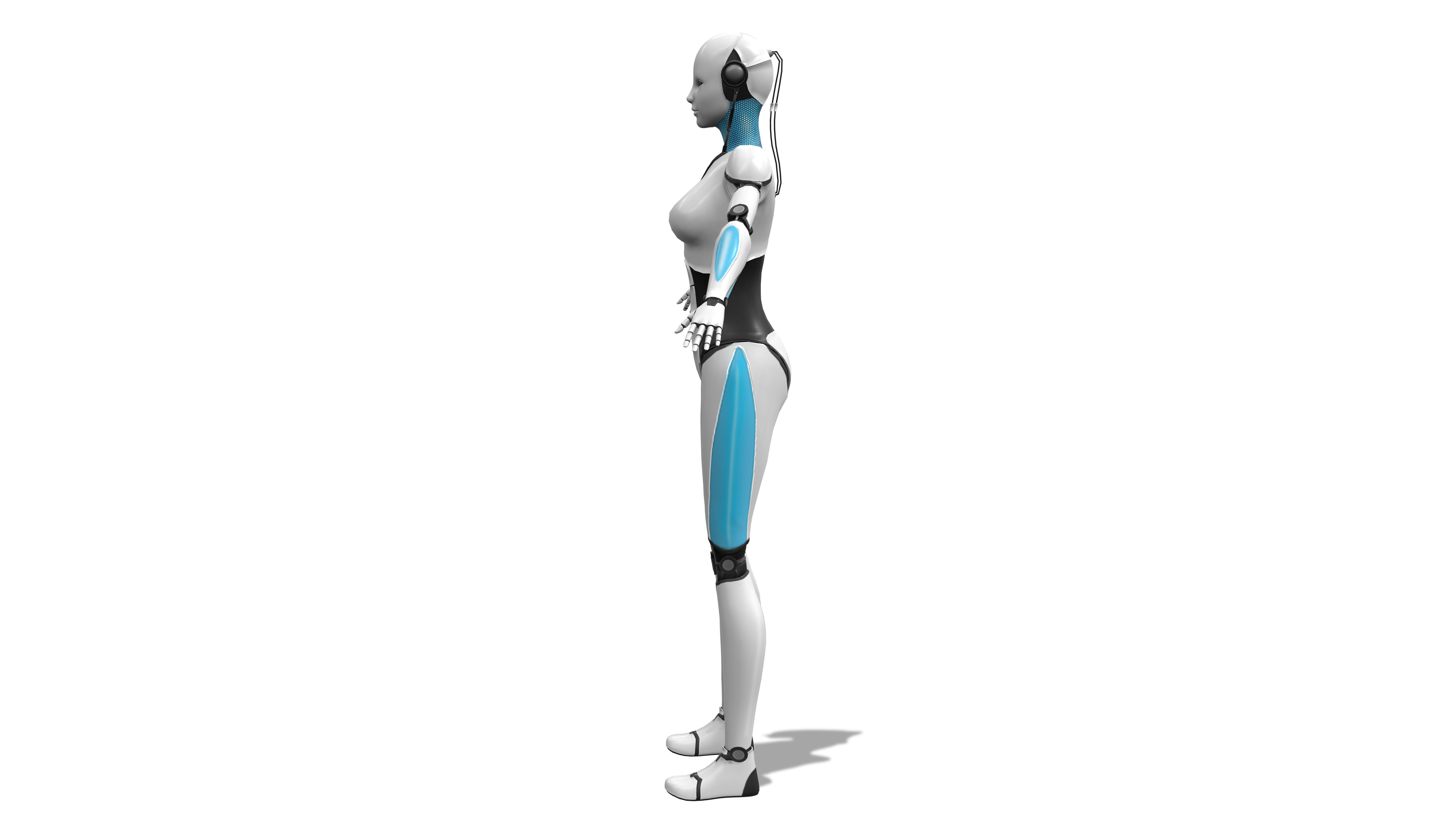 3D model Android Robot Character VR / AR / low-poly | CGTrader