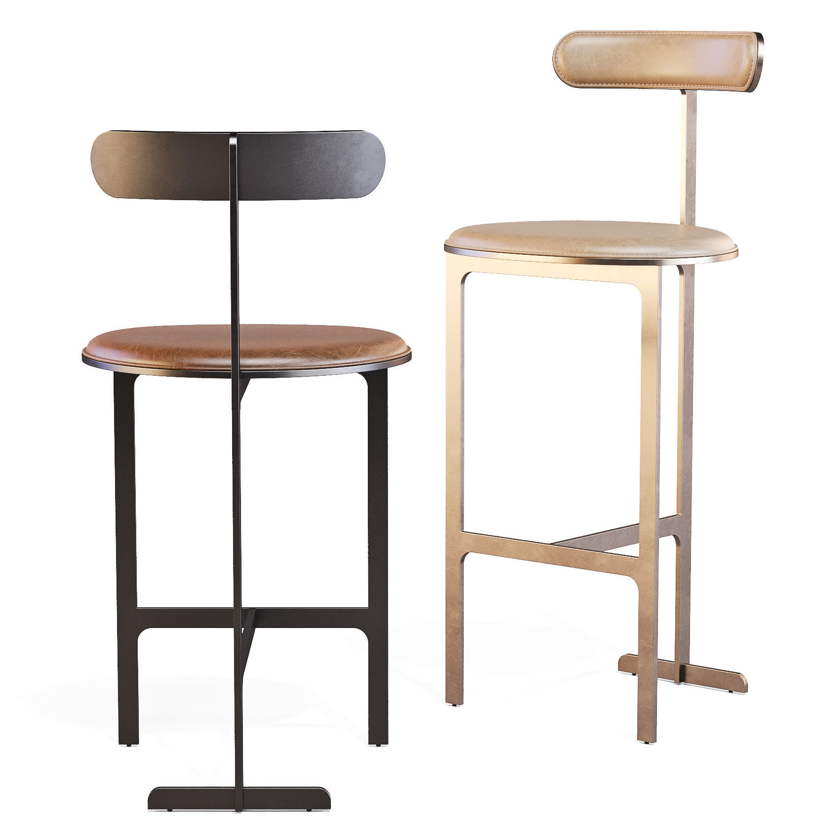 Man of Parts Park Place - Bar and Counter Stool 3D model | CGTrader