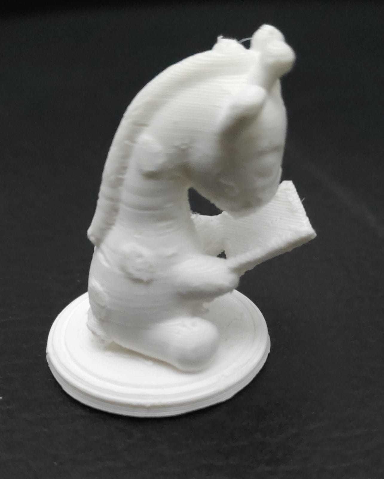 Giraffe Reading 3D model 3D printable | CGTrader