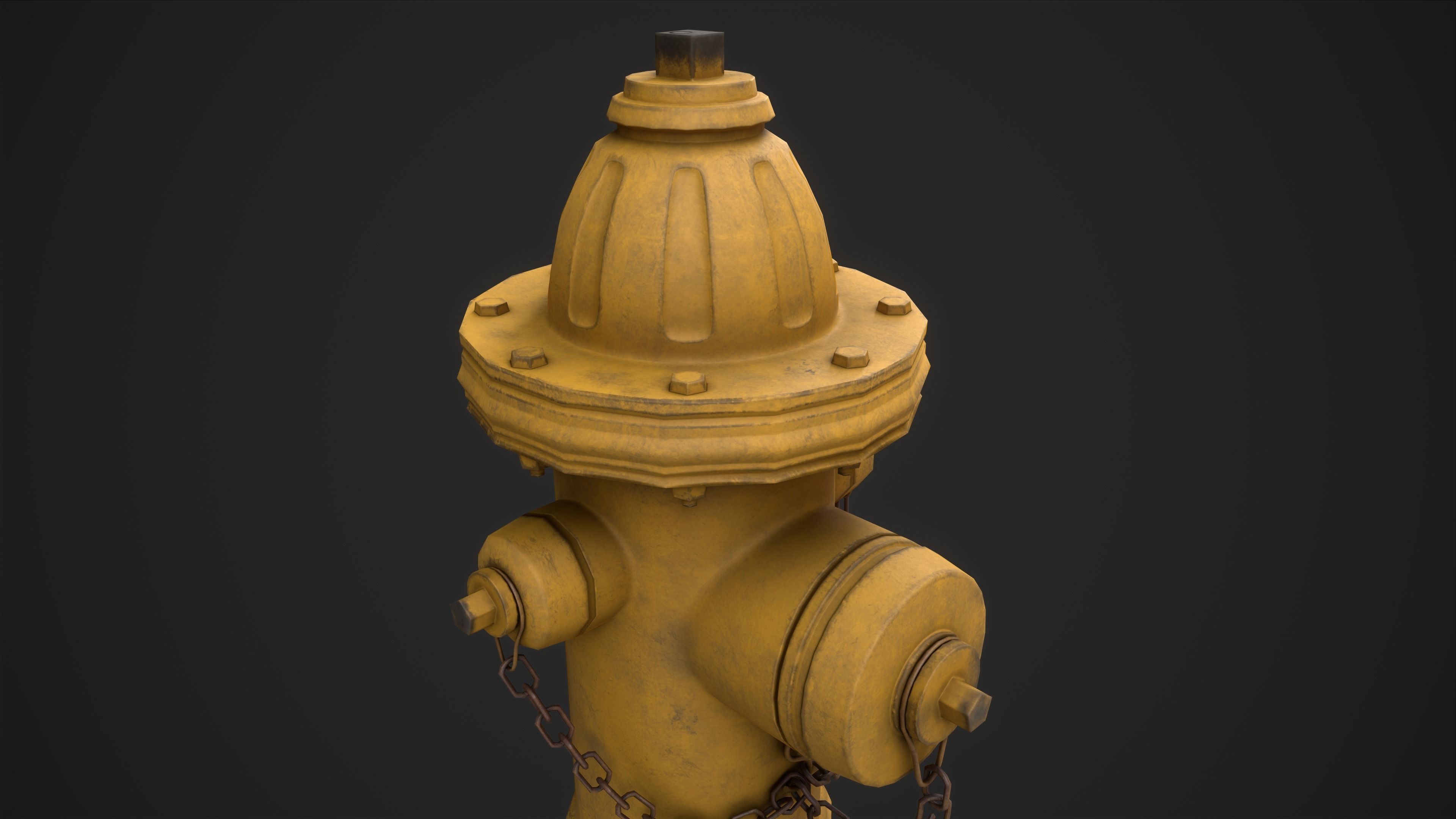 3D model Fire hydrant VR / AR / low-poly | CGTrader