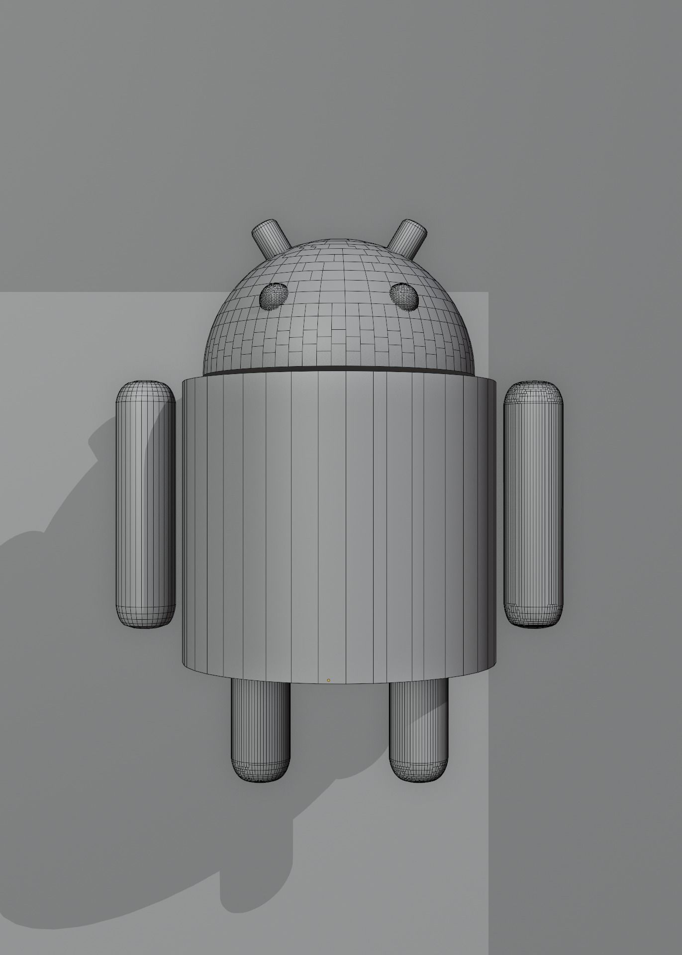 Android Robo Logo 3D model | CGTrader