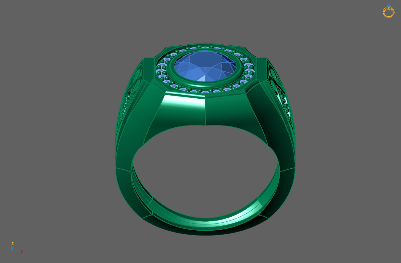 STL 3DM Gents Rings Ready Models Mens Rings 3D print model 3D model 3D ...