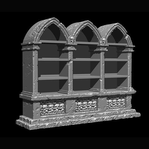 LegendGames Arcane Bookcase set 3D model 3D printable | CGTrader