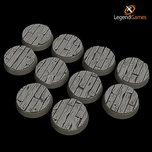 LegendGames 25mm wood planking bases 3D model 3D printable | CGTrader