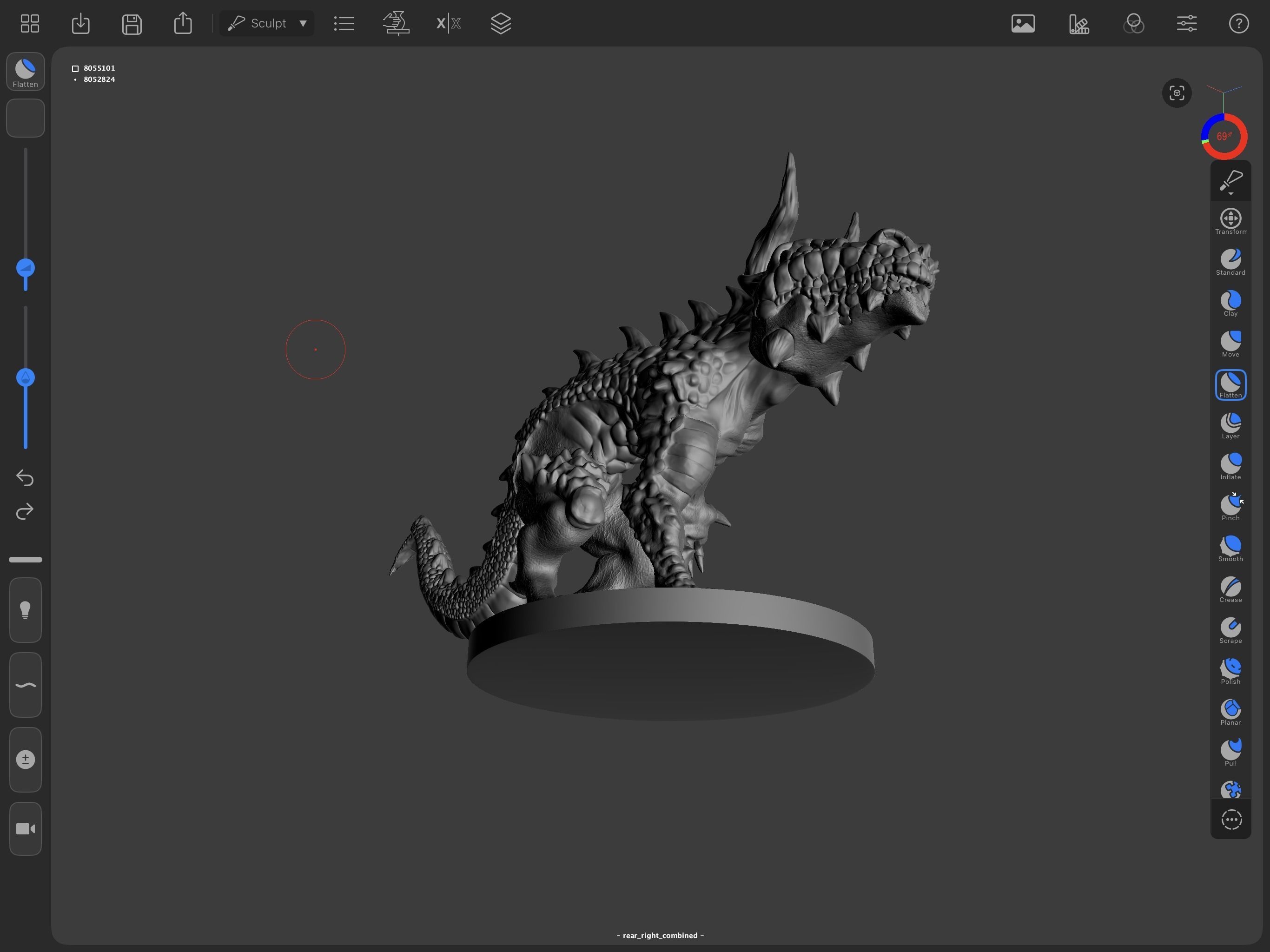 Malevolent Hound A Terrifying Demon Dog 3D Model for RPGs 3D model 3D ...