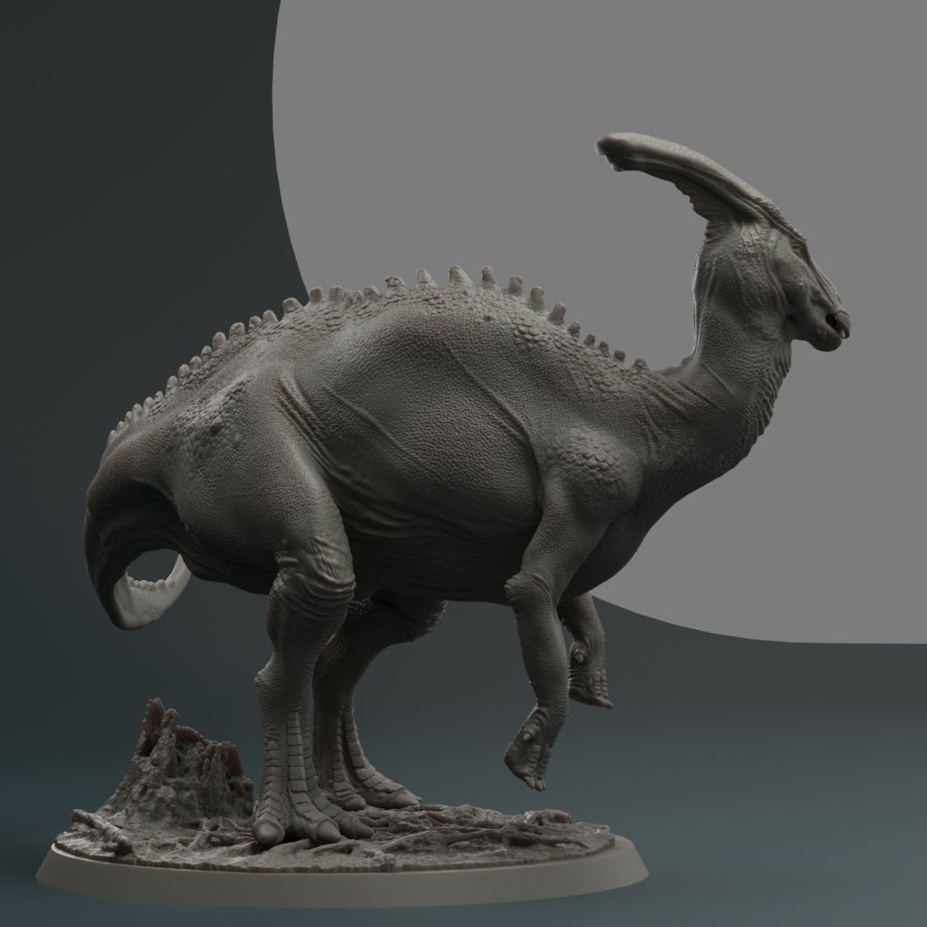 Charonosaurus dinosaur 3D model 3D printable | CGTrader
