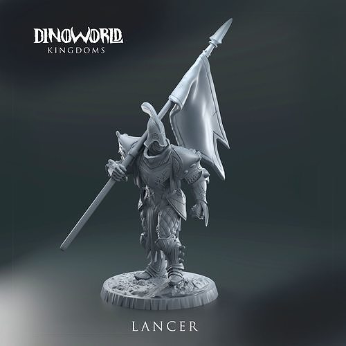 Human lancer 3D model 3D printable | CGTrader