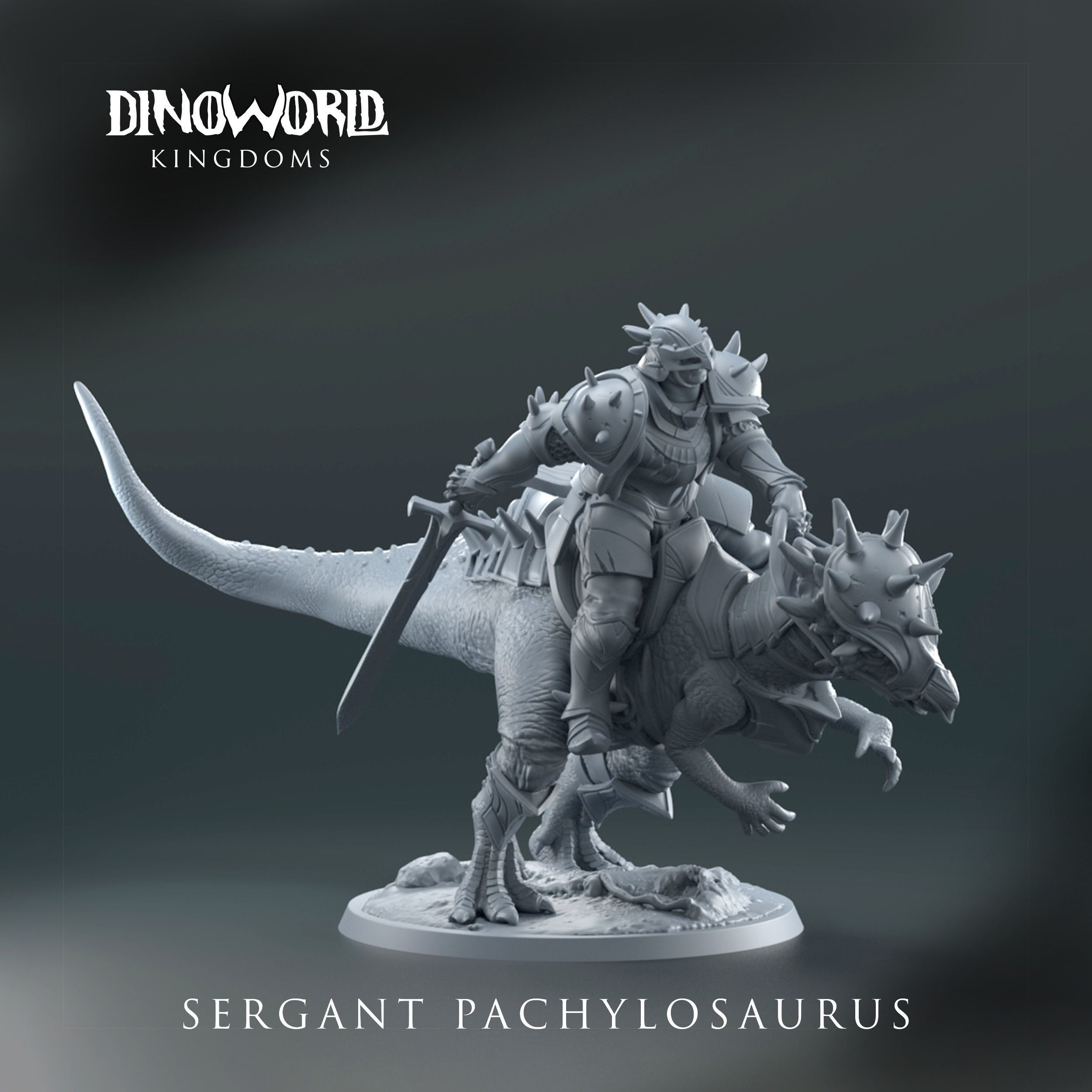 Sergan pachylosaurus 3D model 3D printable | CGTrader