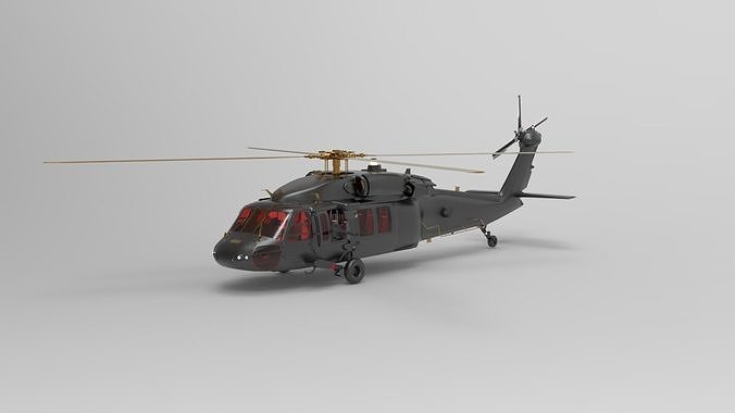 Sikorsky UH-60 Black Hawk 3D model | CGTrader