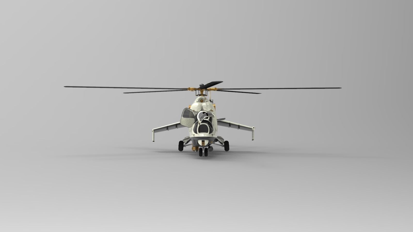 Mil Mi-24 Hind 3D model | CGTrader